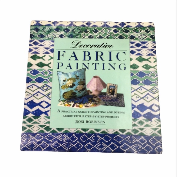 Accents | 1996 Decorative Fabric Painting Guide Book Diy | Poshmark